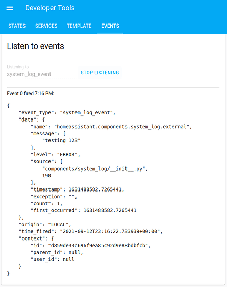 Automation based on log - Configuration - Home Assistant Community