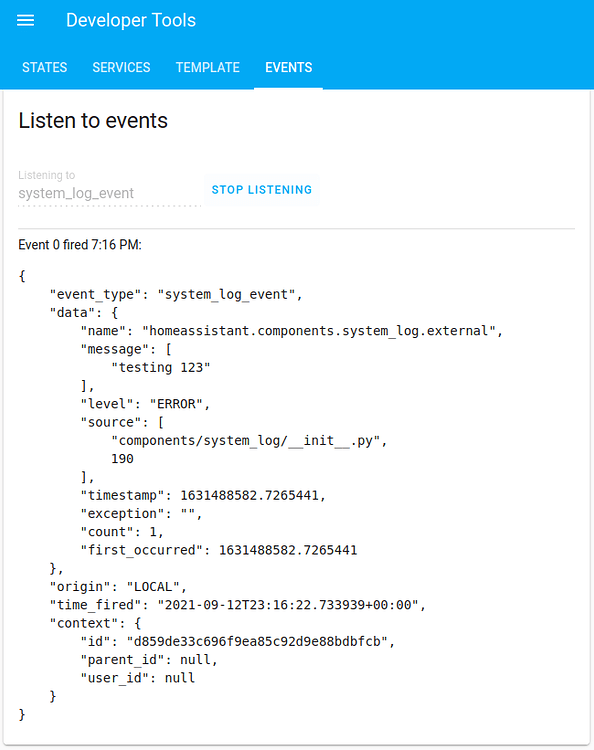 Automation based on log - Configuration - Home Assistant Community