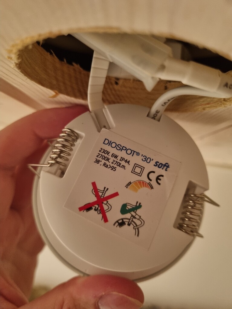Converting conventional line of spotlights to smart lights using ...