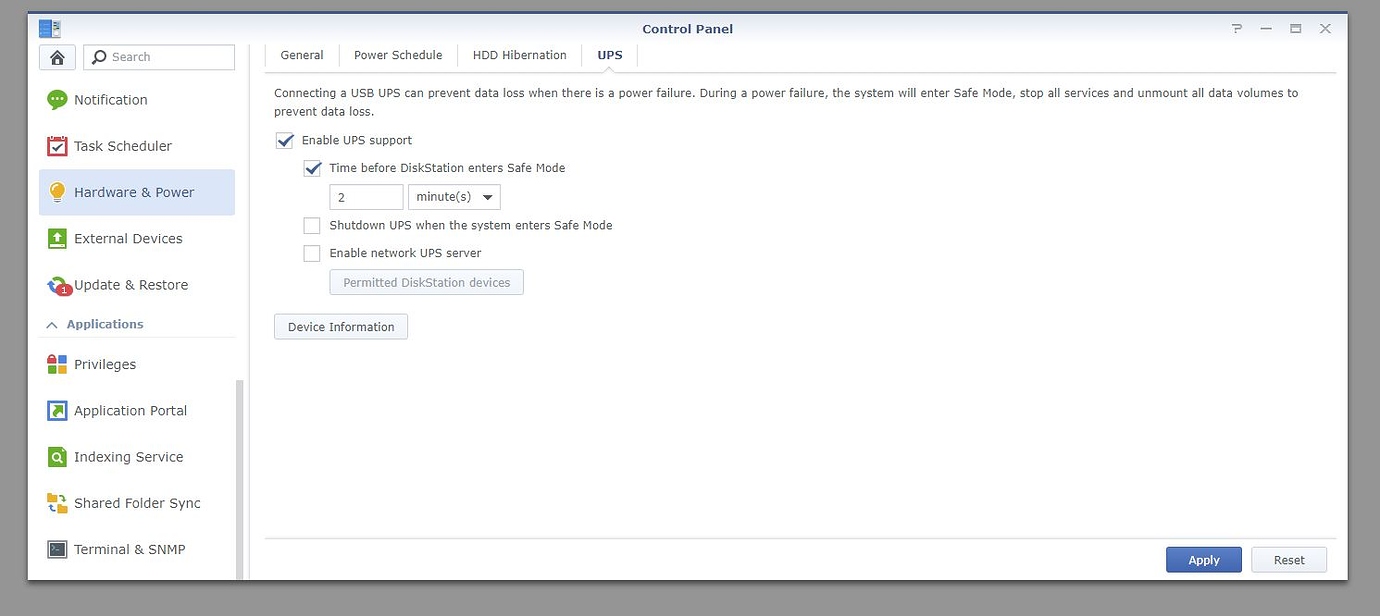 APC UPS and Synology NAS integration for Home assistant - Configuration ...
