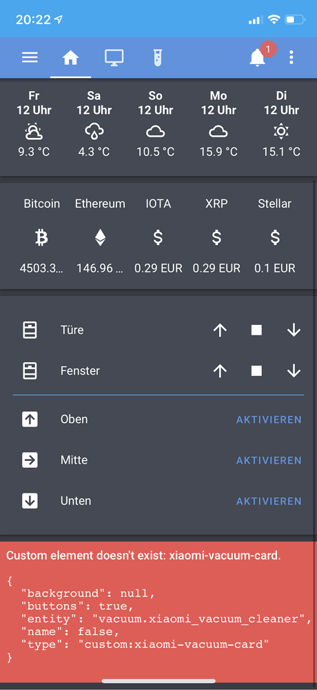 Lovelace: Simple Xiaomi Vacuum Card - Dashboards & Frontend - Home Assistant Community
