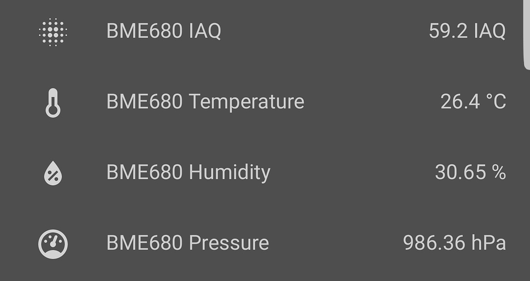 BME680 using the official Bosch Sensortec BSEC Library - Share your Projects! - Home Assistant ...