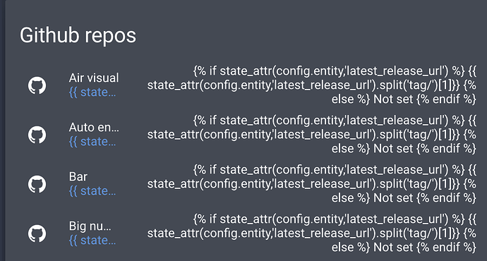 🔹 Template Entity Row Put Templates In An Entities Row Dashboards And Frontend Home