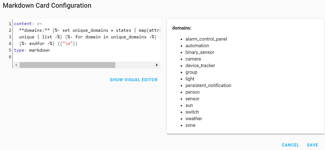 List Of All Domains Entities Configuration Home Assistant Community