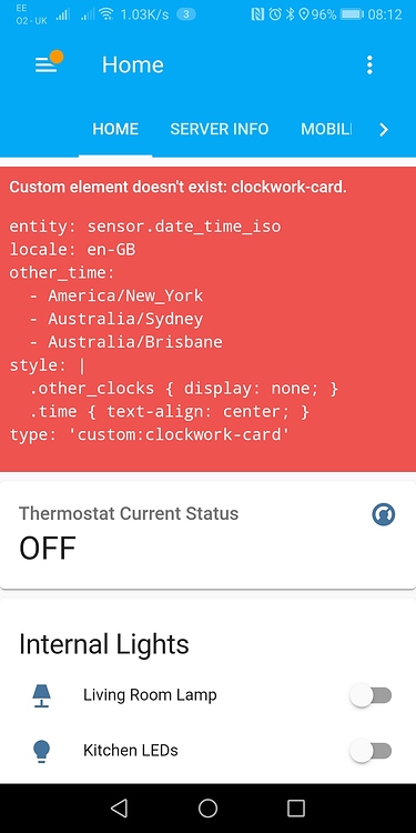 Lovelace: Clock Card - Dashboards & Frontend - Home Assistant Community