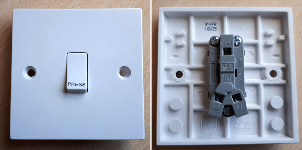 Cheap & Easy DIY 433Mhz RF Light Switch to match existing switches ...