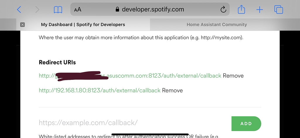 Spotify will not pass authentication - Configuration - Home Assistant Community