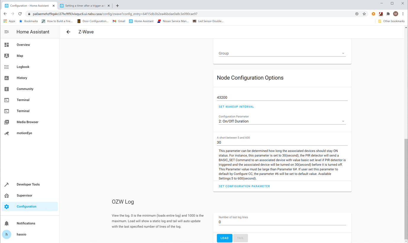 Setting A Timer After A Trigger Action Configuration Home Assistant Community