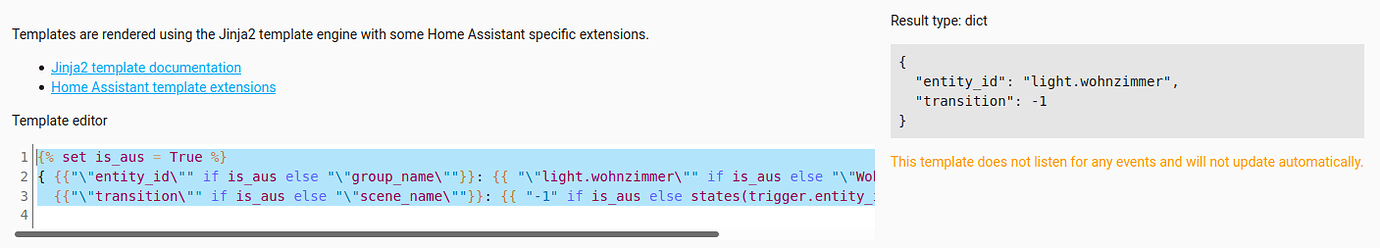 Create A Dictionary With Dynamic Structure With Templating Configuration Home Assistant