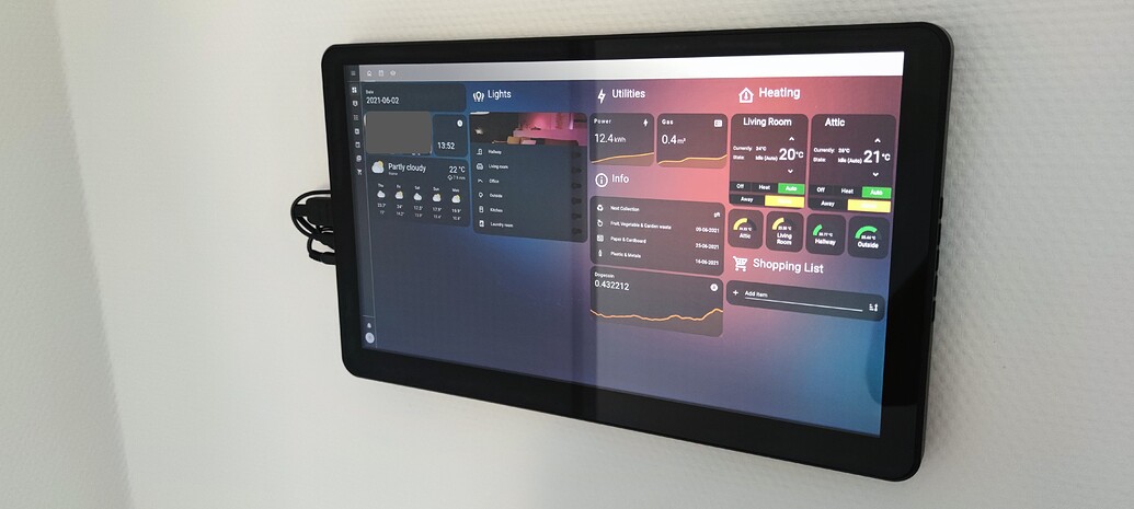 15.6" wall mounted touch panel project - Share your Projects! - Home ...