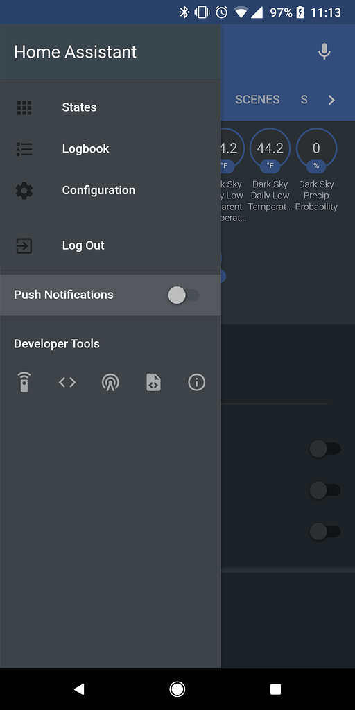 Can't toggle "Push Notifications" on new phone - Configuration - Home Assistant Community