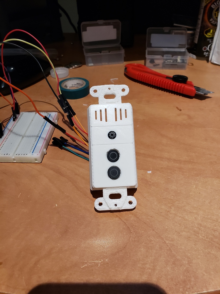 ESP32 CAM / Smart Switch / 2X Button / DHT11 Sensor (Humidity / Temp ...