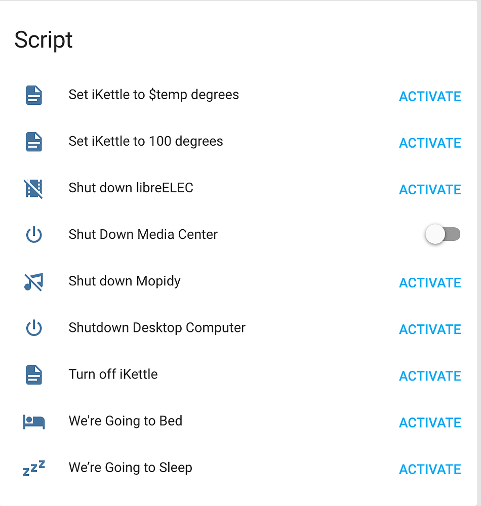 Script shown with switch instead of "activate" in the UI ...