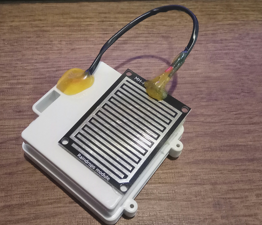 Portable rain drop sensor made with Xiaomi door sensor - Hardware ...
