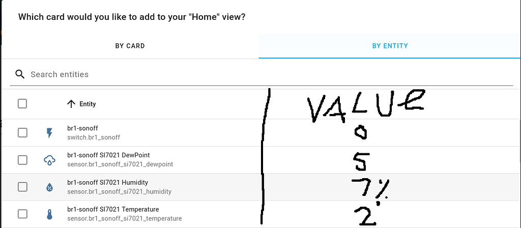 Dashboard entity values - Feature Requests - Home Assistant Community