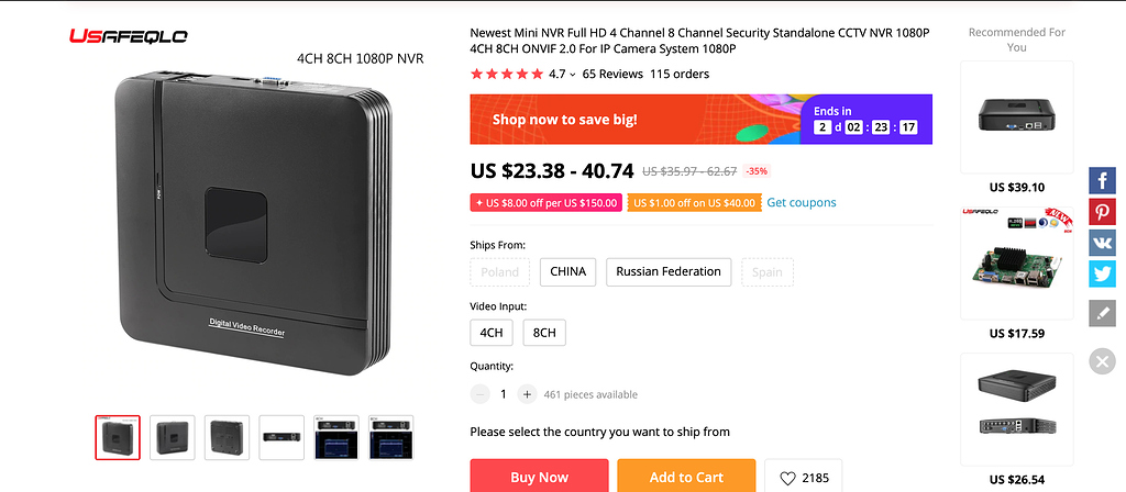 NVR Generic ch 8 - Frontend - Home Assistant Community