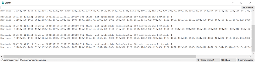 Read RF code using arduino (rcswitch) to use with broadlink rm pro - Hardware - Home Assistant ...