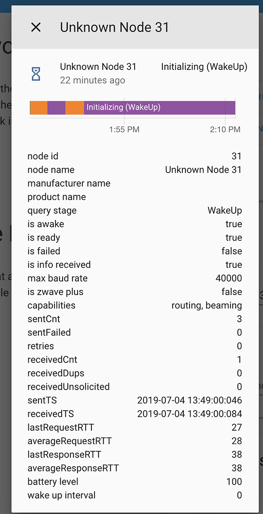 Getting Duplicate Unknown Node For Existing Zwave Entity Configuration Home Assistant
