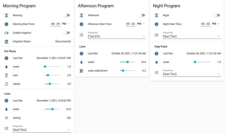 Irrigation Custom Component with Custom Card - Custom Integrations - Home Assistant Community