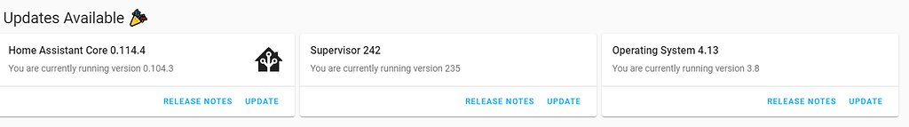 Updating Os Supervisor And Home Assistant Core Configuration Home Assistant Community