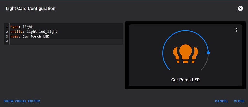 Light card configuration - Frontend - Home Assistant Community