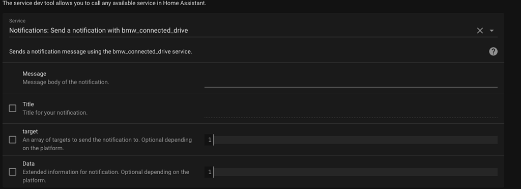 How to send notifications to Bmw connected - Configuration - Home ...