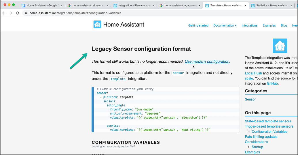 Legacy Method For Influxdb Sensor Configuration Home Assistant