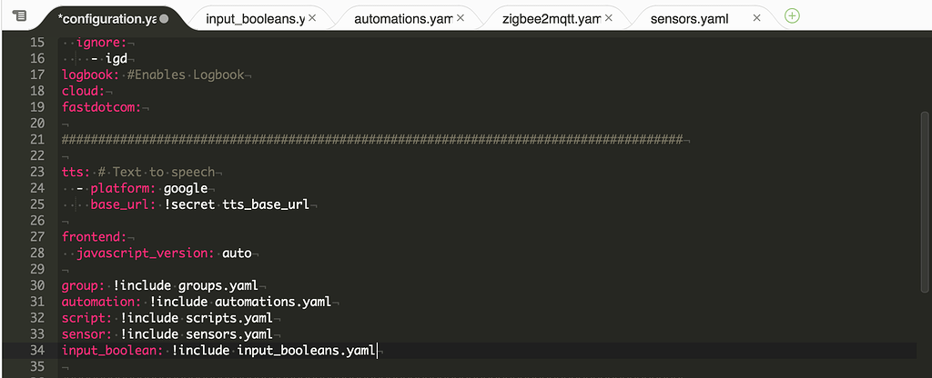 Cannot split input_boolean from main config file - Configuration - Home Assistant Community