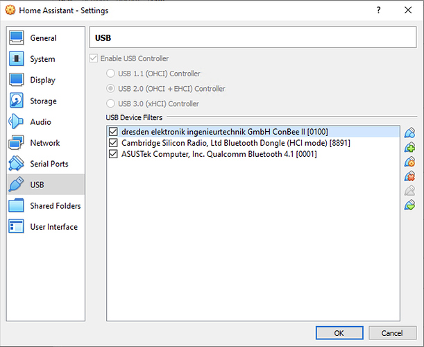 Will Bluetooth devices work with HA on a VirtualBox VM under Windows ...