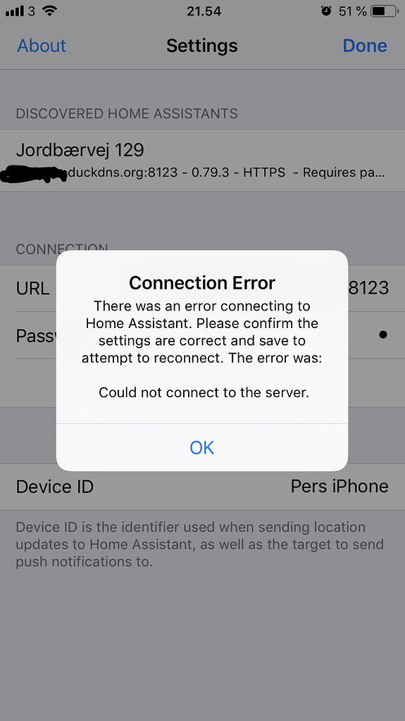 Trouble logging in on iOS app - Home Assistant Companion for Apple ... Trouble logging in on iOS app - Home Assistant Companion for Apple ...