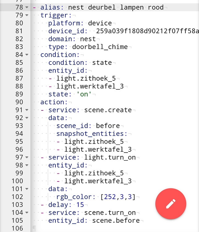 Doorbell - lights automation - Configuration - Home Assistant Community