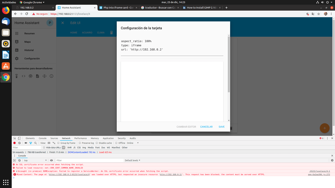 Php into iframe card - Configuration - Home Assistant Community
