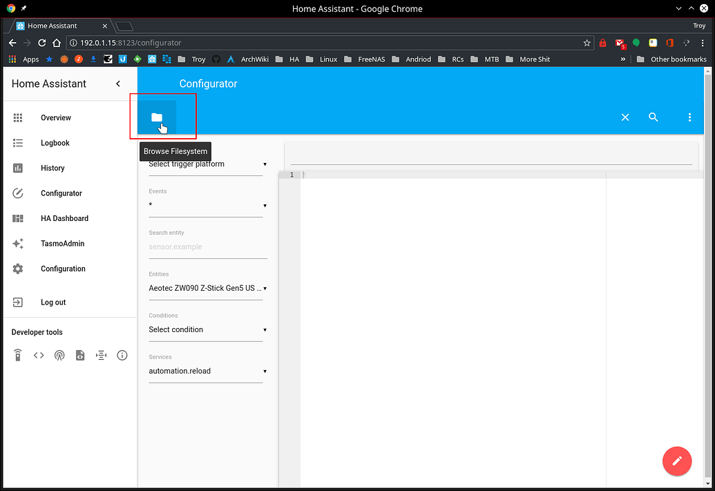 [OUTDATED] FreeNAS Plugin: Demo includes Home Assistant + AppDaemon + Configurator ...