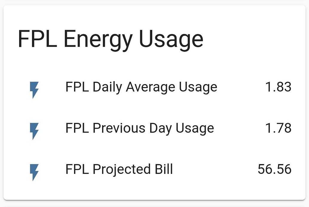 Add FPL API to Home Assistant - Third party integrations - Home ...