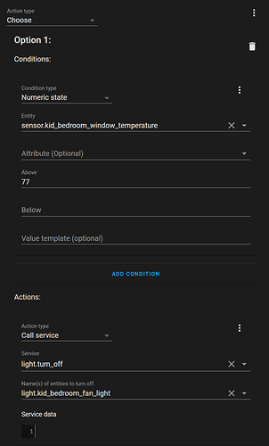 How to write a single automation for low/high temp triggers with different actions ...