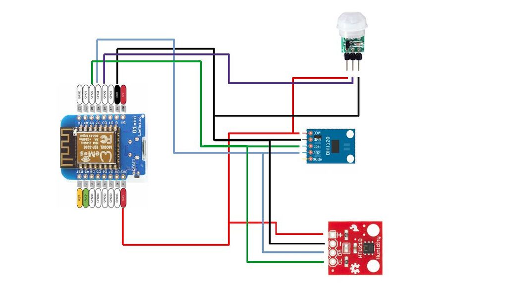 D1 Mini I2C Multisensor - AM312 not working - ESPHome - Home Assistant ...