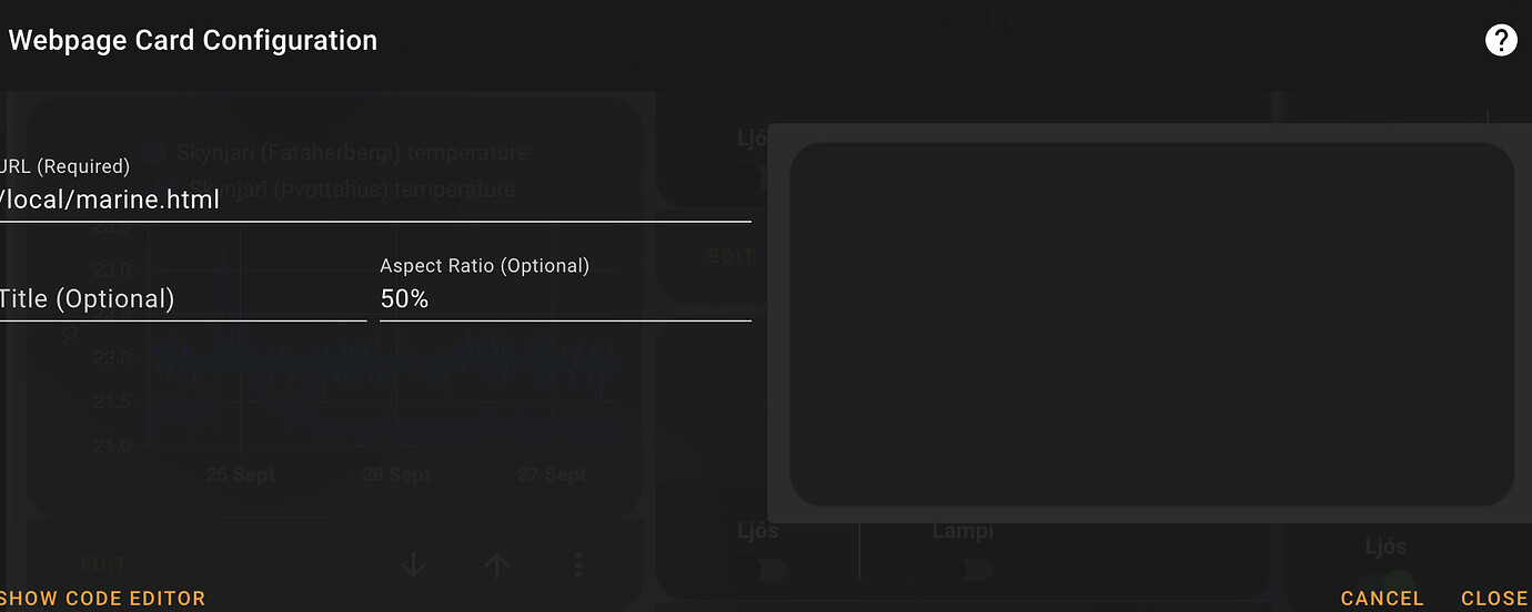 Marine traffic map as card - Frontend - Home Assistant Community