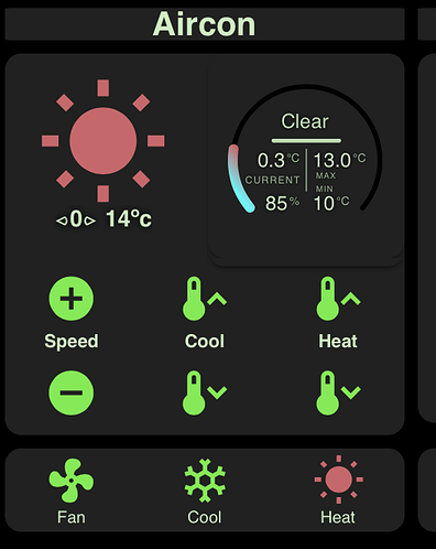 Control the air conditioner - Lovelace & Frontend - Home Assistant ...