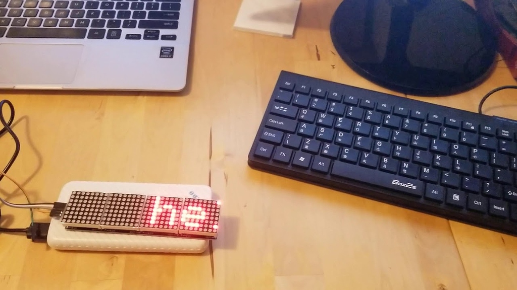 Remote display with led matrix and nodemcu - Share your Projects ...