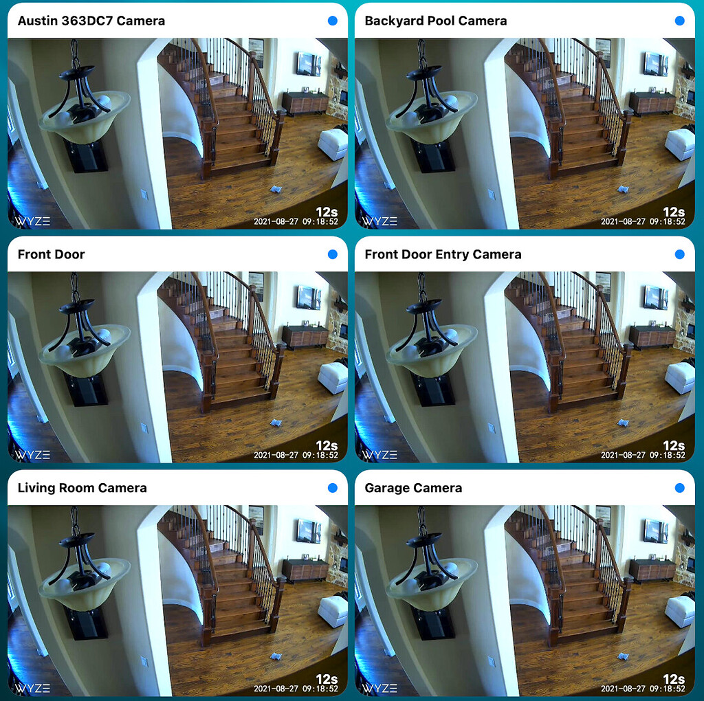 Homekit Camera Live Stream The Same For All Cameras Configuration Home Assistant Community