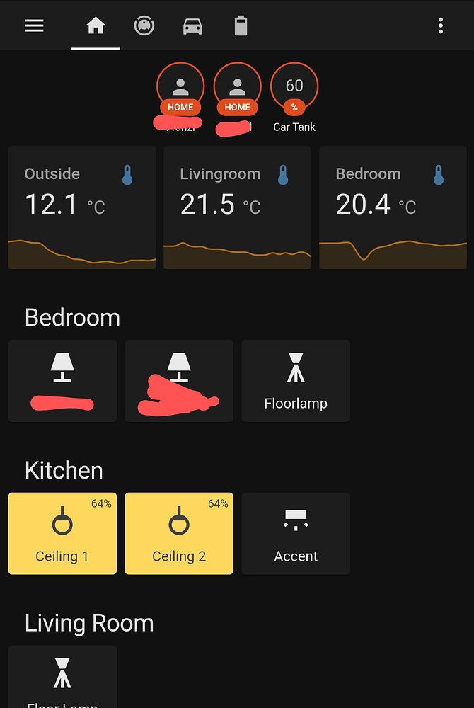 Horizontal stack headline with icon - Frontend - Home Assistant Community