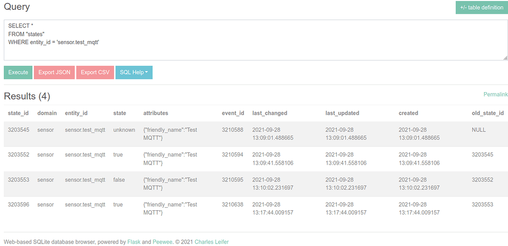 Mqtt Sensor And History Recorder Configuration Home Assistant Community