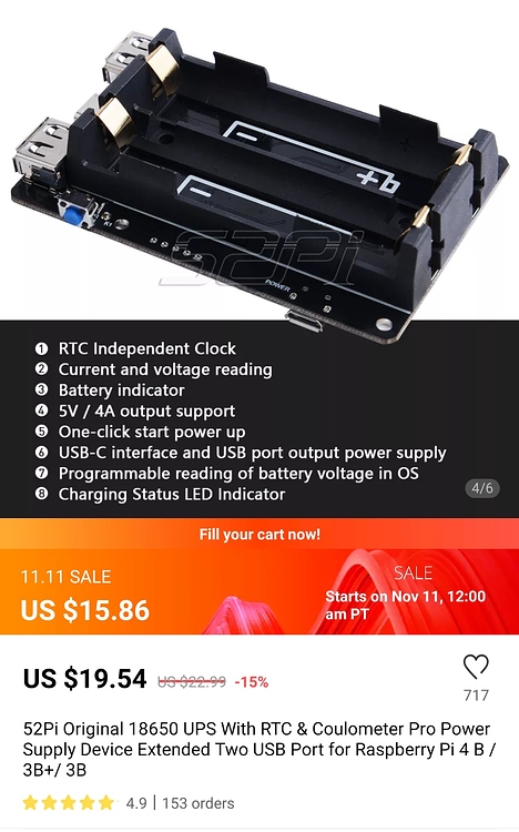 UPS for RPi 4 - Hardware - Home Assistant Community