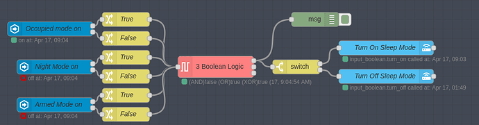 Enable an input_boolean based on 3 others - Node-RED - Home Assistant Community