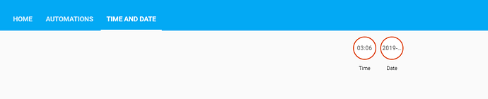 Add a simple digital clock and date panel to home tab - Configuration ...