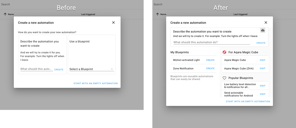 Recommend Relevant Blueprints When Creating Automations Feature Requests Home Assistant