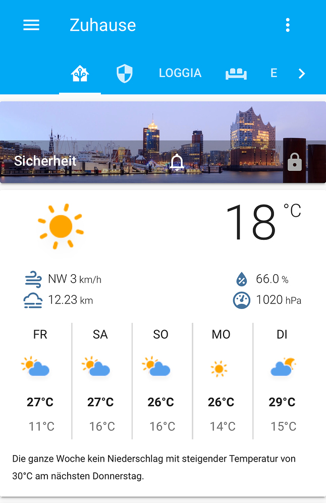 Custom Dark Sky Animated Weather Card - Lovelace & Frontend - Home ...