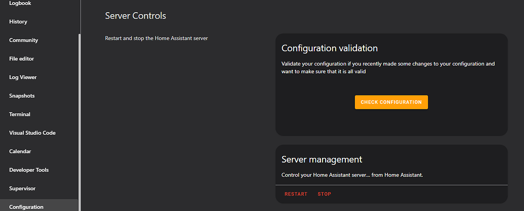 Restart HA - Home Assistant OS - Home Assistant Community
