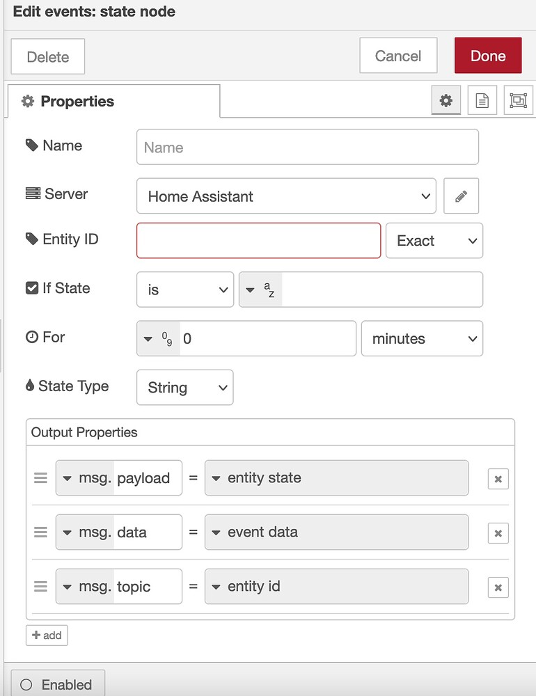 Docker Homeassistant Server Setup In Node Red Not Working Node Red Home Assistant Community