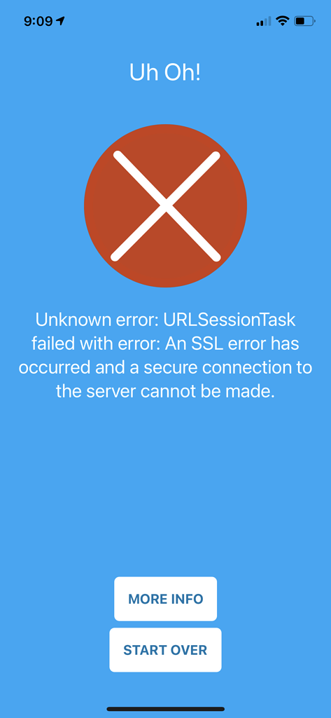 Ios Apps Setup Error “urlsessiontask Failed” With “ssl Error” Home Assistant Companion For